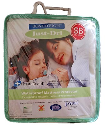 Sovereign Just-Dri Waterproof Mattress Protector. HealthGuard Dustmite ...