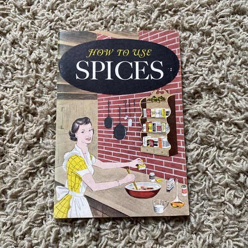 Vtg How To Use Spices Booklet 1958 Upjohn Spice Compatibility/Recipes ...