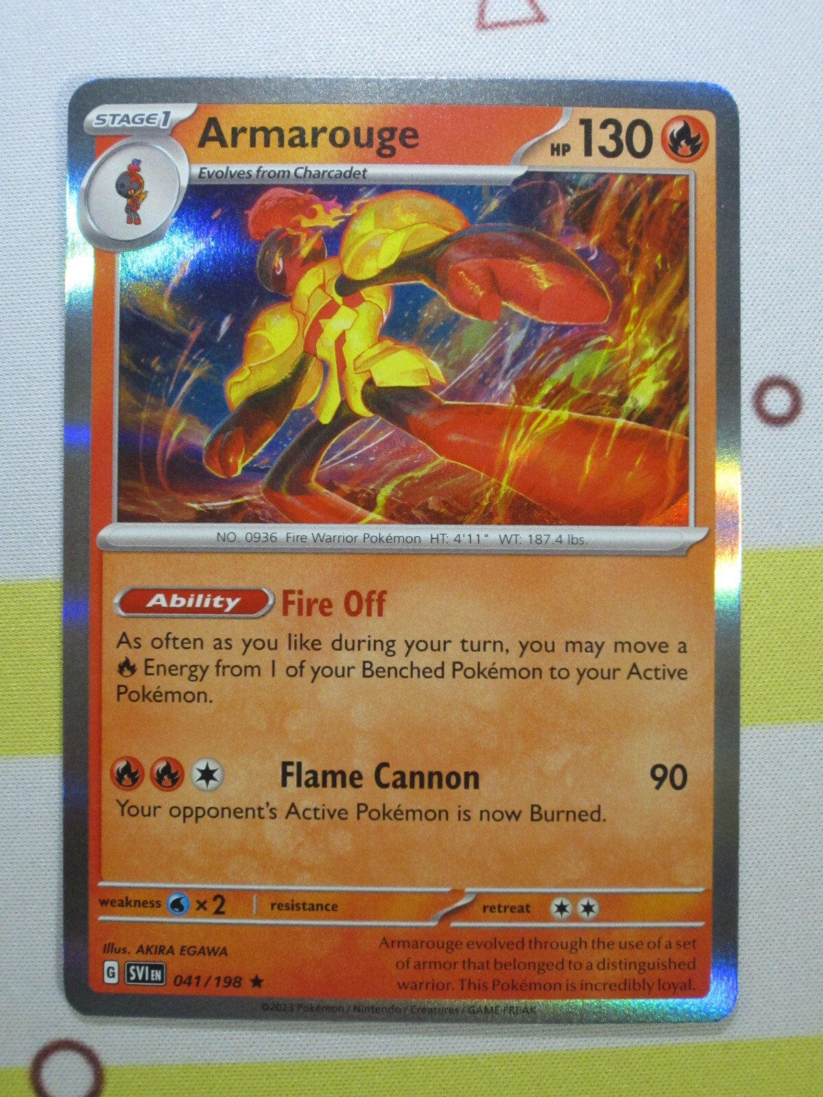 Armarouge 041/198 Holo Scarlet & Violet Pokemon TCG | eBay