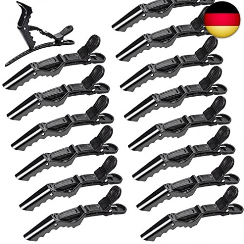 LUCKYKODOR 15 Stück Haarklemmen Haarclips Abteilklammern Professionelle 768486499700 | eBay.de