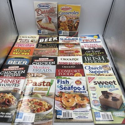 Lot 26 PIL Name Brand Monthly Cookbooks- Recipe Booklets Savory-Desert ...