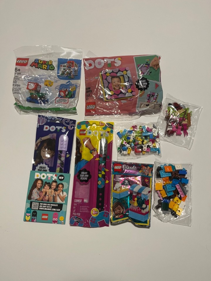 New in Package Lego Loose Sealed Bag Lot VIP Lunar Fun Pink Frogs Dots ...