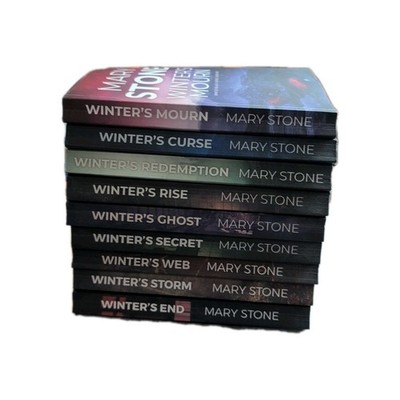 Mary Stone WINTER BLACK Book Series 1-9 Lot Paperback Suspense Mystery ...