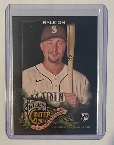 Cal Raleigh Rookie RC 2022 Topps Allen & Ginter X Black Card #178 ...
