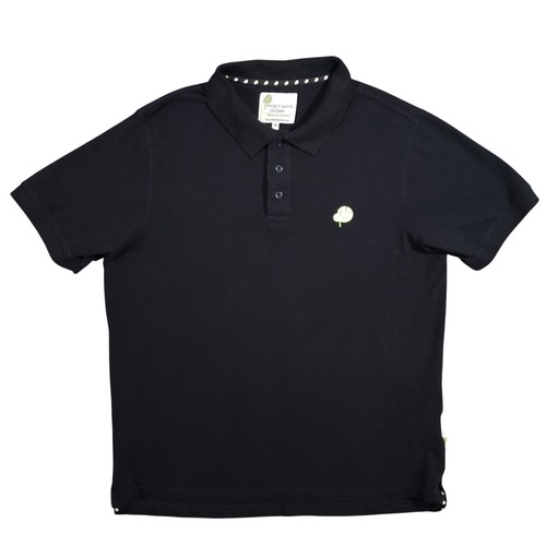 Project Earth Clothing Polo Shirt Mens Medium Navy Blue Better Cotton ...