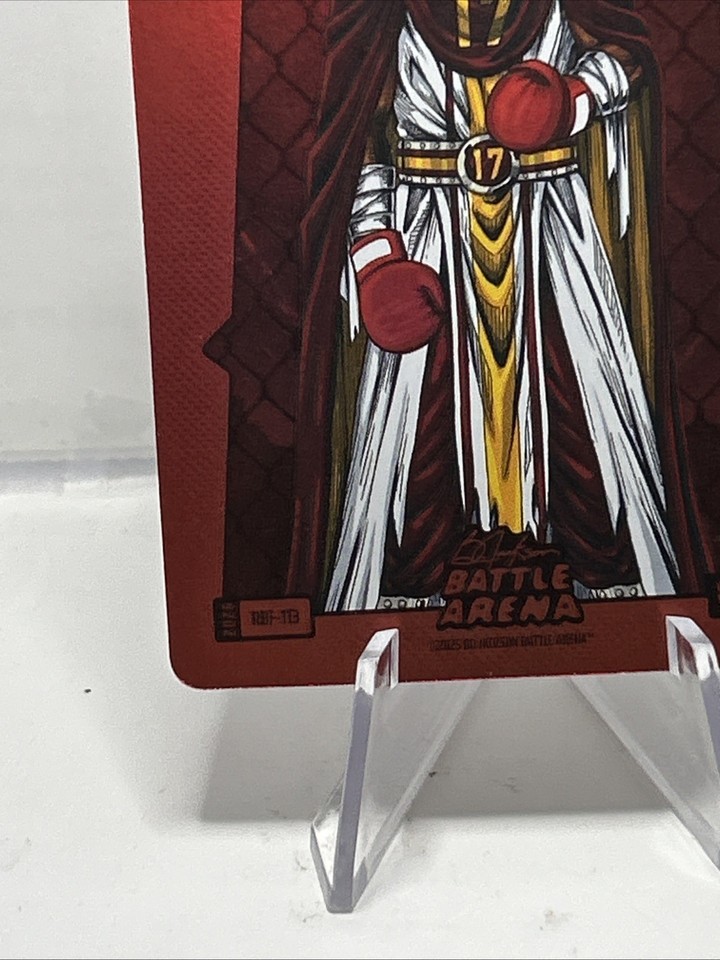 Bo Jackson Battle Arena SCARY "Terry McLaurin" Red Battlefoil Brawl # ...