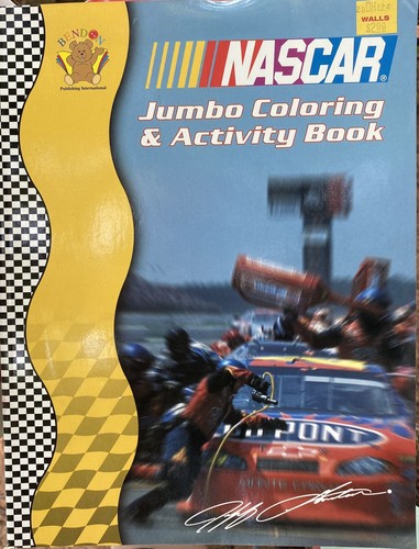 NASCAR Jeff Gordon #24 Coloring and Activity Book 2003 Bendon ...