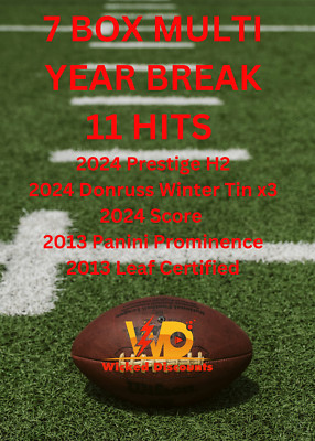 $40 7 BOX Random Team Football Break See Description | eBay