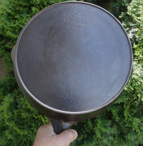 Wagner Ware Sidney, Ohio number 9 Cast Iron Skillet with heat ring | eBay