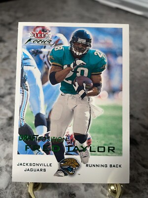 2000 Fleer Focus FRED TAYLOR Draft Position JACKSONVILLE JAGUARS 69/109 ...