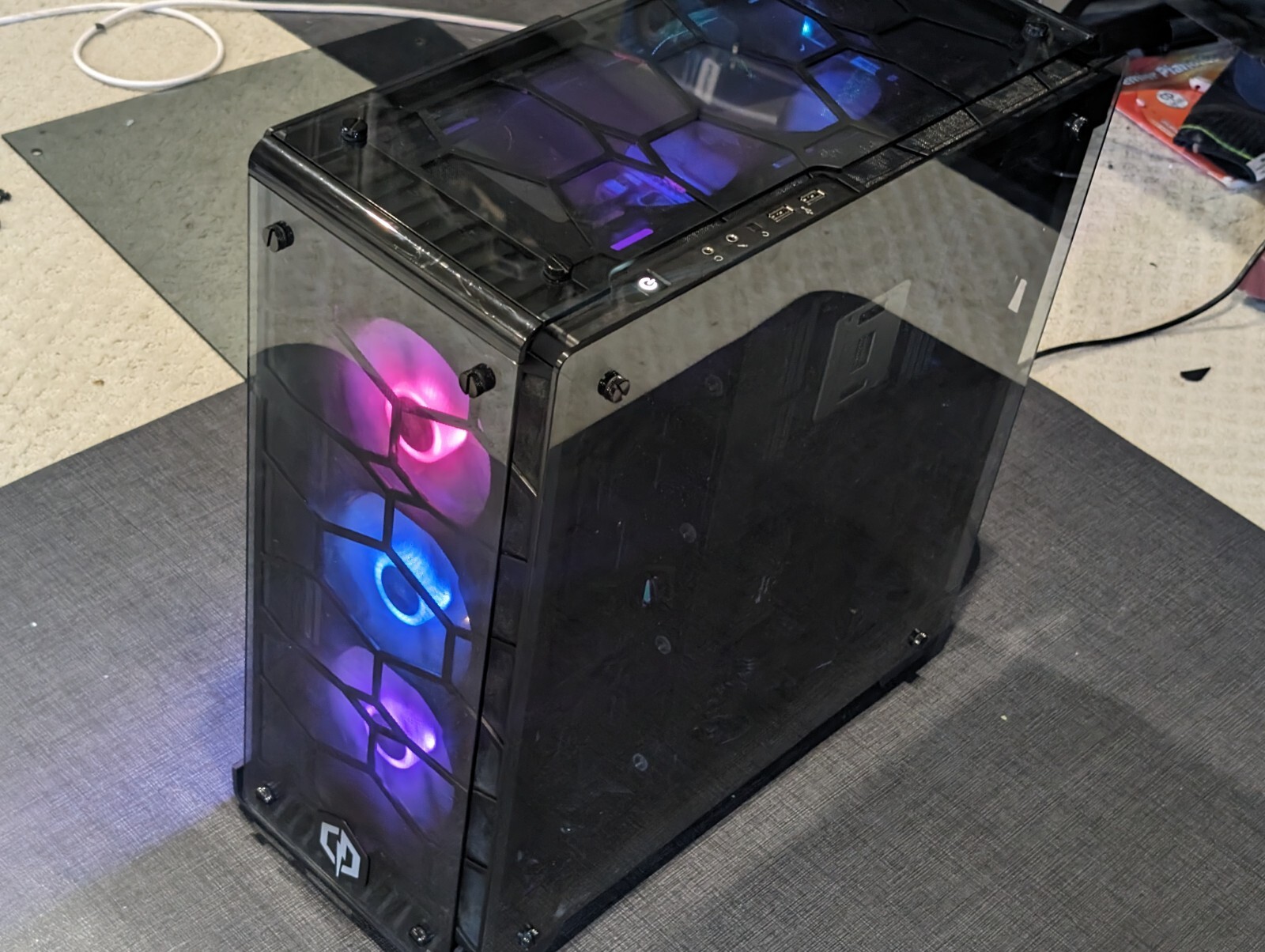 Cleaned CyberPower RGB PC w/ Intel i9-10900X CPU RTX 2080 Ti 16GB RAM ...