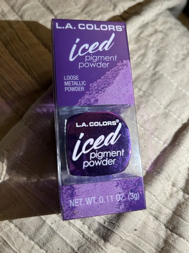 L.A. Colors Iced Pigment Powder Eyeshadow-Glisten 0.11oz NIB Glam ...