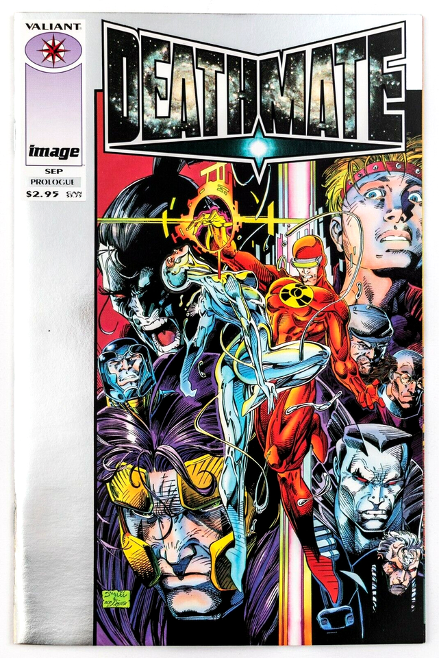 DEATHMATE Lot of 3 Books (1993 Valiant) Prologue, Yellow & Blue Foil ...