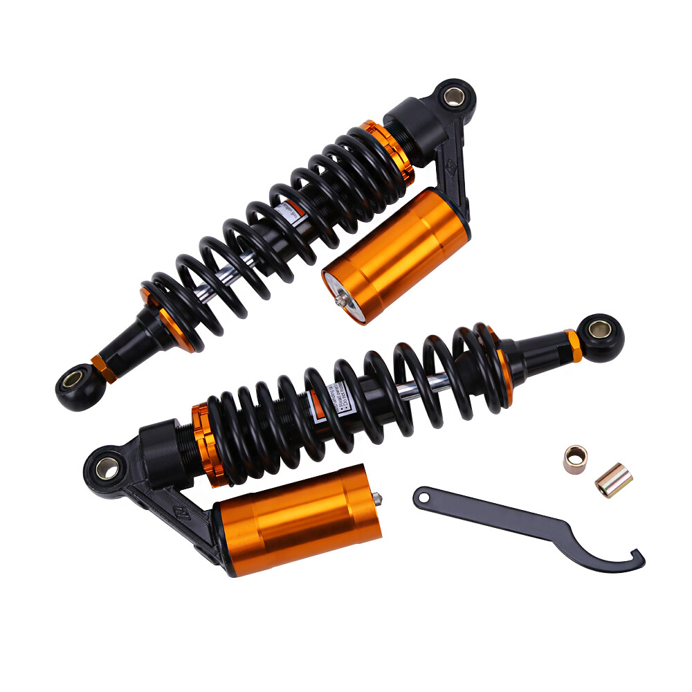 13.5'' 340mm Pair Motorcycle Rear Shocks Absorbers Suspension Damper ...