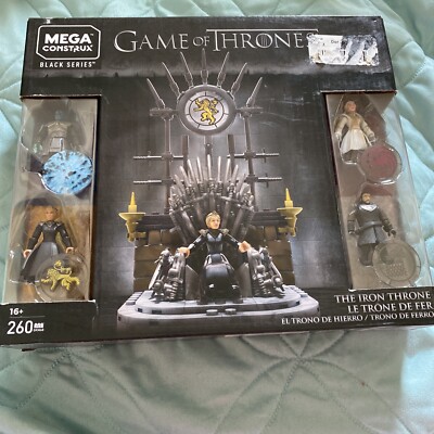 MEGA CONSTRUX BLACK SERIES - GAME OF THRONES THE IRON THRONE SET New | eBay