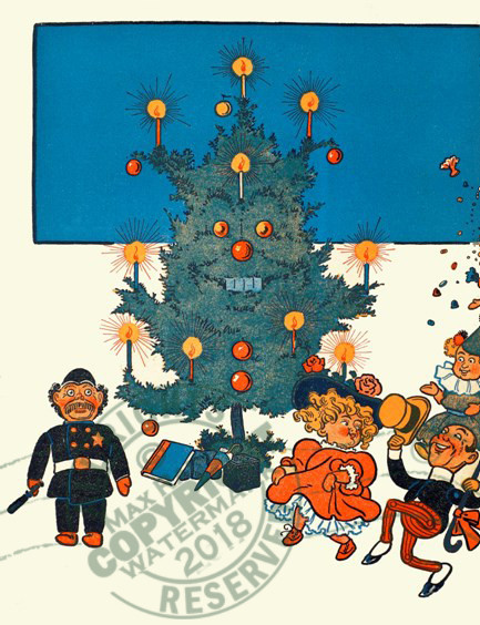 W W Denslow's NIGHT BEFORE CHRISTMAS Clement Moore 1902 Toys Dolls ...