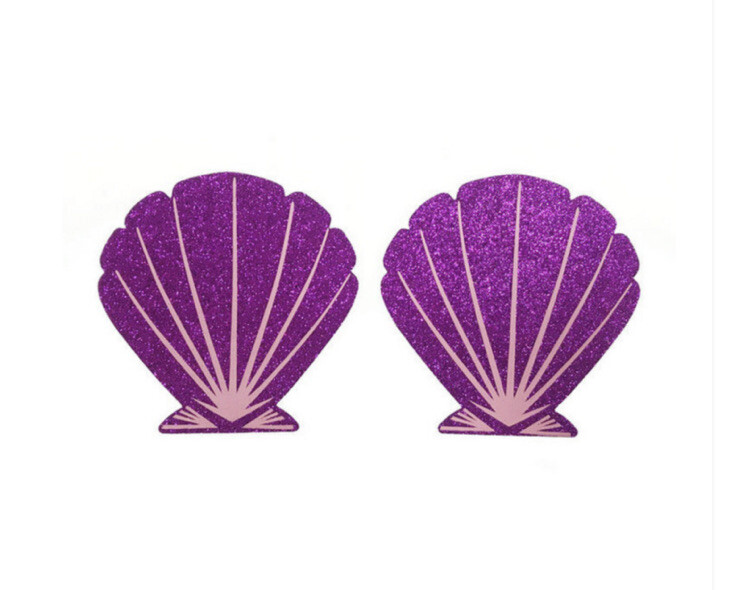 Purple Seashell Bra
