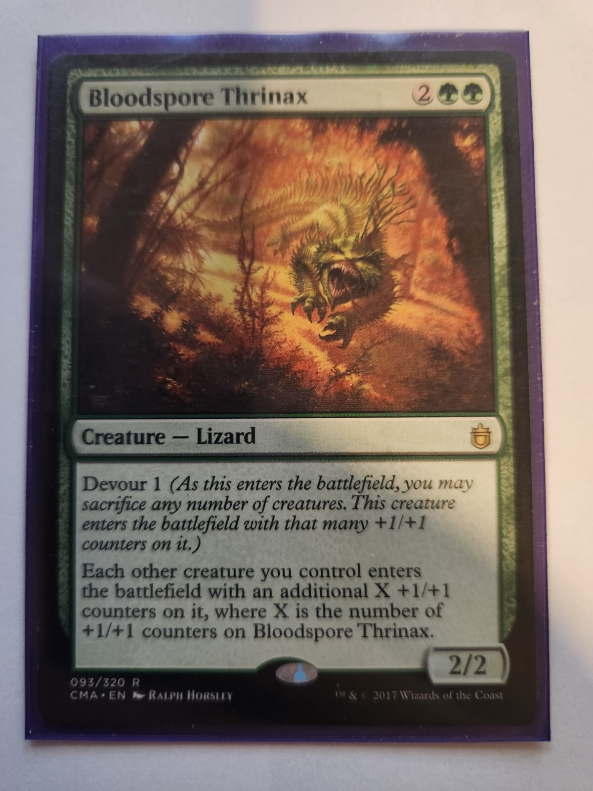 MTG Bloodspore Thrinax Commander Anthology 093/320 Regular Rare for ...