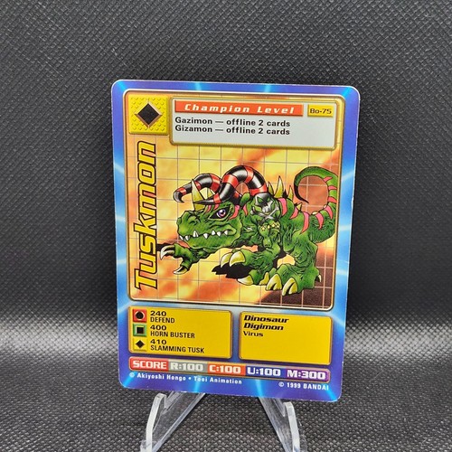 Tuskmon Digimon TCG BO-75 1999 Bandai | eBay