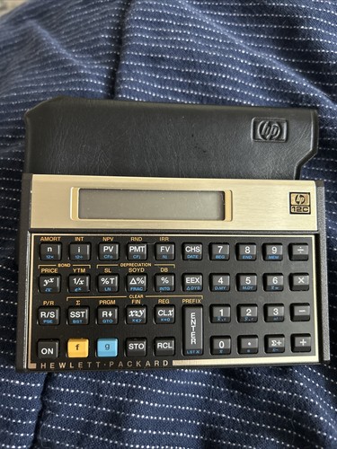 Vintage HP 12C Financial Calculator Original Case Made In USA Hewlett ...