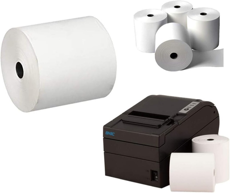80 x 80mm x 12.7mm Thermal Paper Till Rolls Receipt Paper | eBay UK