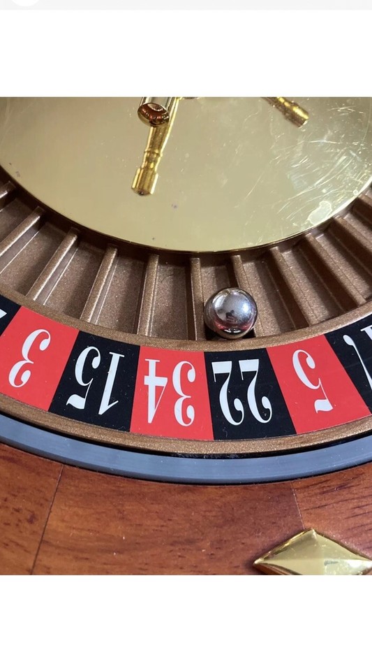 Compact 16" Professional Grade High Quality -- Solid Real Wood Roulette ...