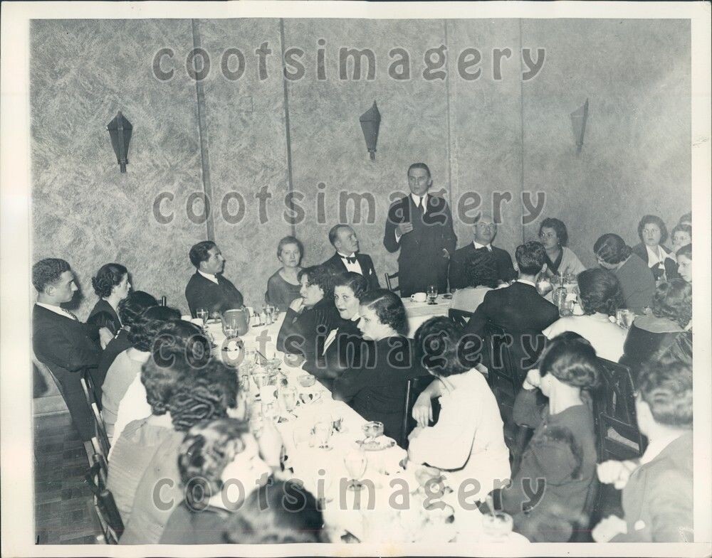 1934 US Senator Gerald Nye of N Dakota Honored Brooklyn College Press ...