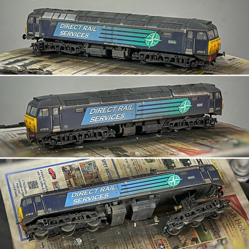 ViTrains DRS Class 47 813 *WEATHERED LOOK* NONE RUNNER / DAMAGED ...
