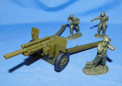 Classic Toy Soldiers WWII U.S. ARMY HOWITZER WITH GUN CREW | eBay
