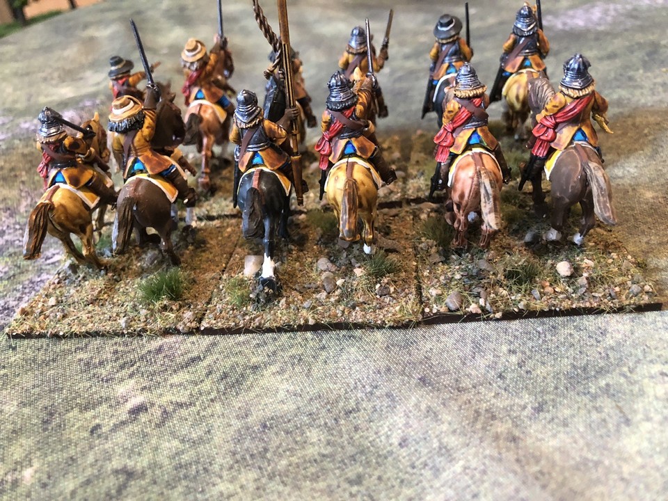 28mm ECW Cavalry x12 Painted English Civil War Warlord Games Pike ...
