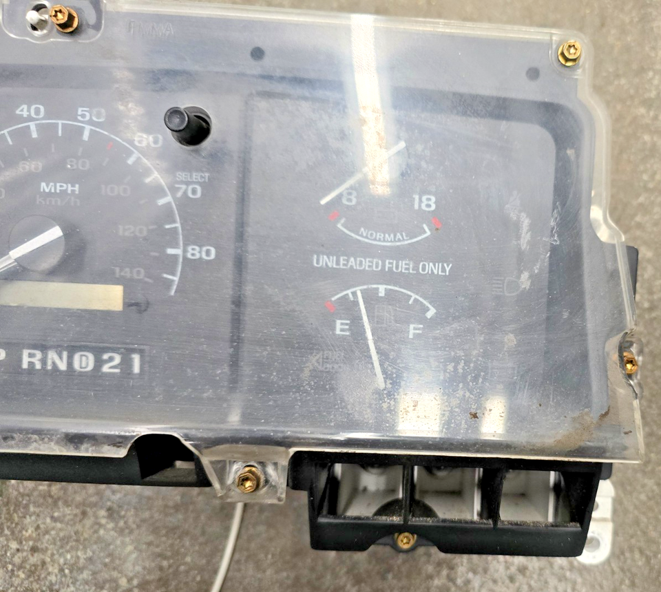 1992-1996 Ford F150 F-Series Bronco Speedometer Cluster Gauge OEM | eBay