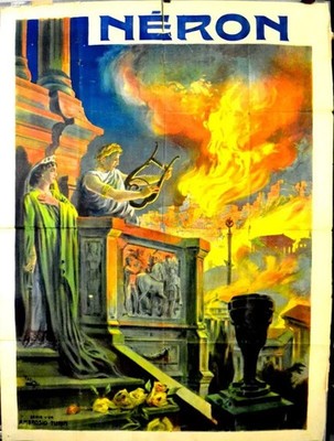 NERON Luigi Maggi 1909 Affiche 120x160 signée CANDIDO DE FARIA (1849 ...