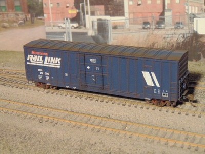 Custom Weathered HO Scale Fox Valley Models Montana Rail Link 50' 7 ...