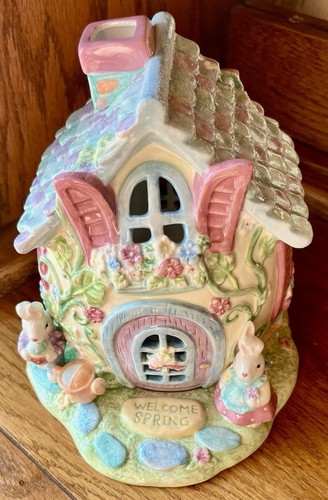 Luminous Treasures Spring Garden Tea light 2003 New In Box Very Neat ...