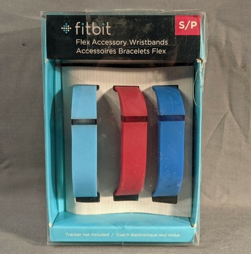 Fitbit Flex 3 Pack Multi Accessory Wristbands Bands Black Red Blue Brand Mew 810351024279| eBay