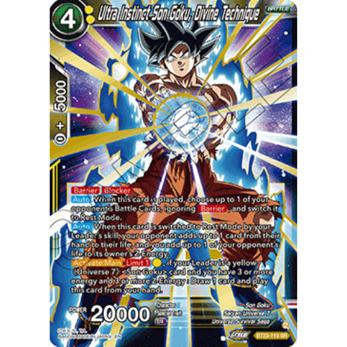 DBS Perfect Combination - Ultra Instinct Son Goku, Divine Technique ...