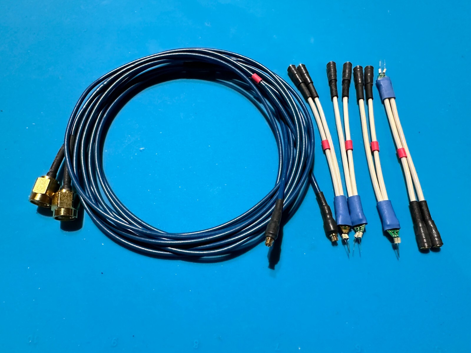 Tektronix P7600 SMA Extended SMPM GPPO Socket Cable XL + 4 Micro Coax ...