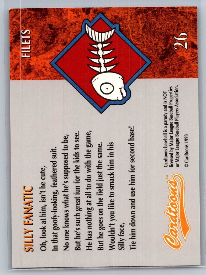 1993-95 Cardtoons - Silly Fanatic - Philly Fanatic #26 | eBay