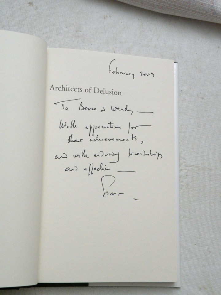 2008, Architects of Delusion by Simon Serfaty, Univ Penn Pr, HBw/dj ...