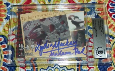 Lydia Mackay Angelina Dalles Red Black Butler Signed Japanese Card Auto ...