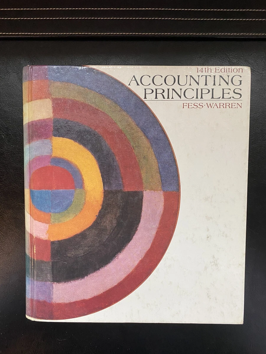 Principles Of Accounting Textbook