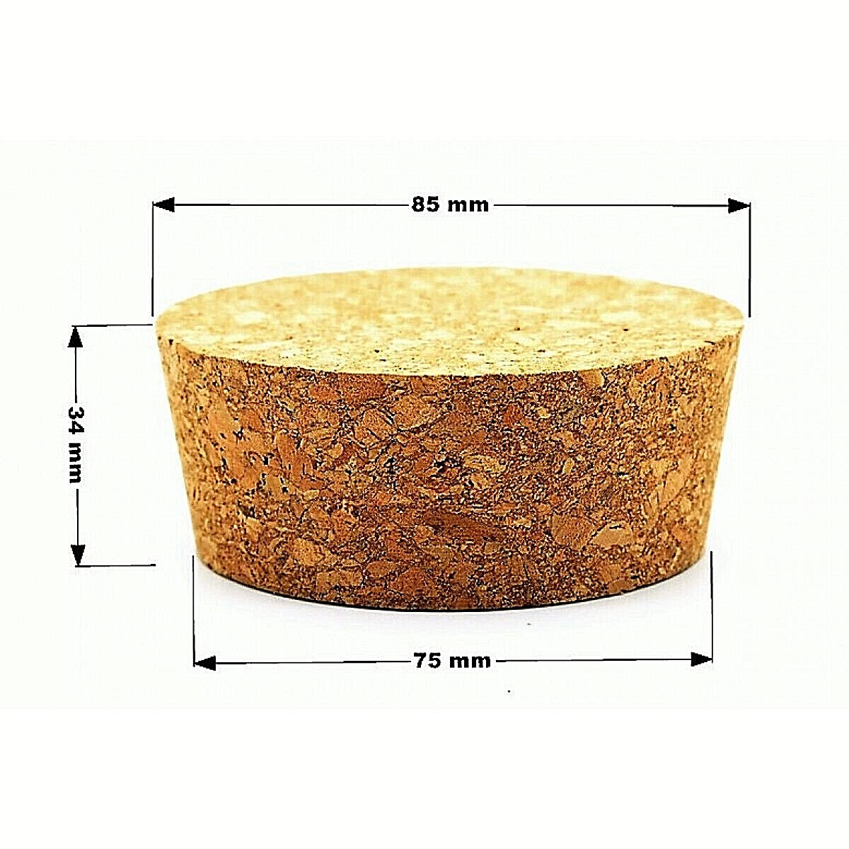 Cork Bung (pack of 5) - Tapered Cork Bung, Cork Plug, Cork Stopper ...