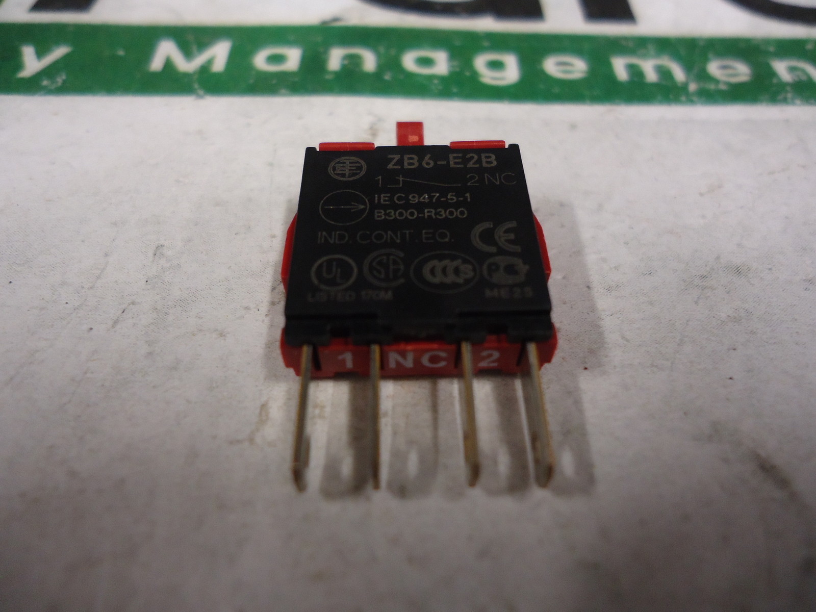 ZB6-E2B, Schneider Electric, Switch Contact Blocks, USED! | eBay