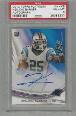 2013 Topps Platinum Kenjon Barner Auto PSA 8 RC | eBay