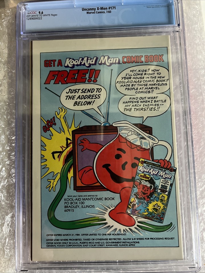 UNCANNY X-MEN #171 (Marvel Comics, 1983) CGC Graded 9.6 ~ WHITE Pages ...