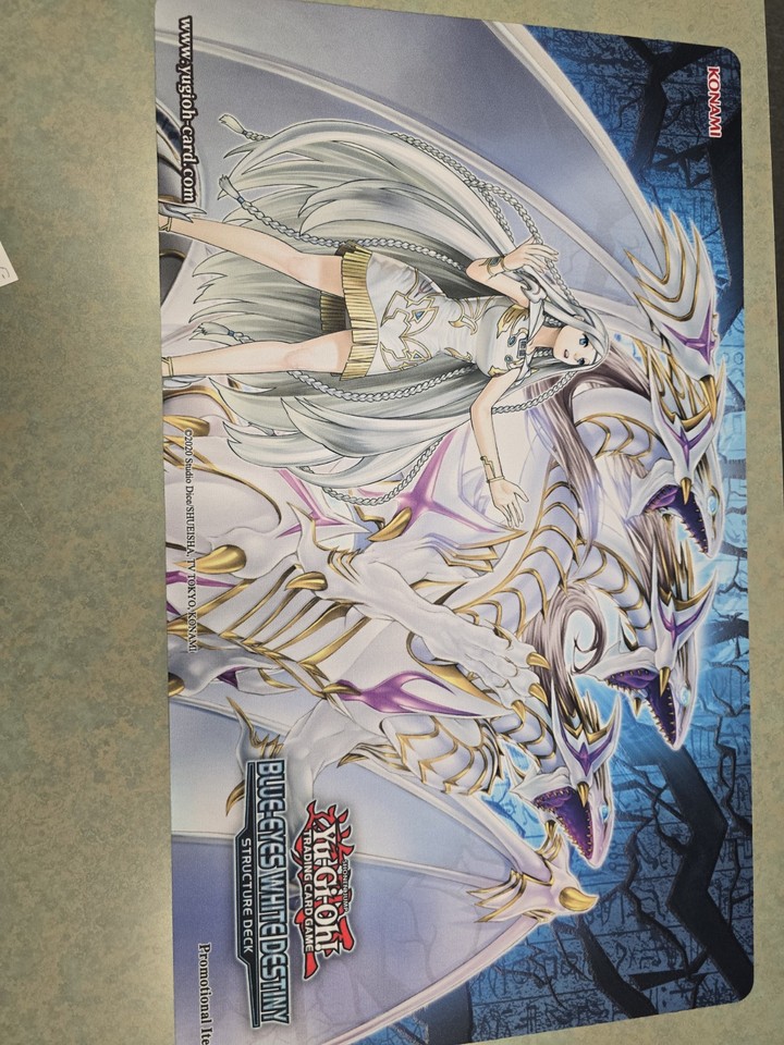 Yugioh Blue-Eyes White Destiny Playmat | eBay