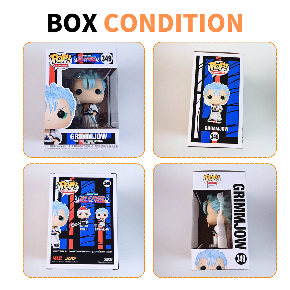 Funko POP Animation Shonen Jump Bleach #349 Grimmjow w/Sword JJL181024 ...