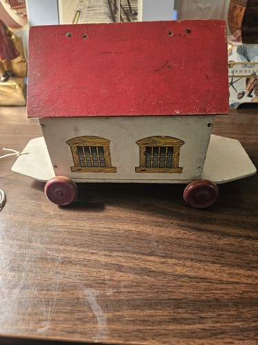 Vintage Chad Valley Noah's Ark Pull Toy W/10 Animals | eBay