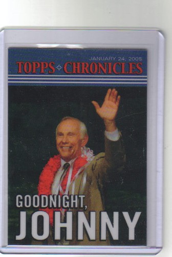 2005 TOPPS CHRONICLES JOHNNY CARSON CARD RARE | eBay