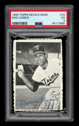 1969 Topps Deckle Set-Break # 12 Rod Carew PSA 3 VG | eBay